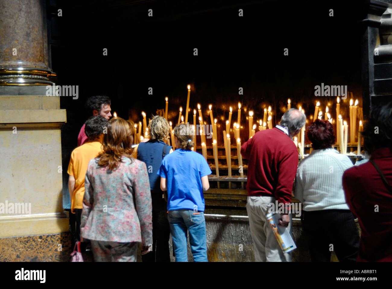Inside El Pilar Zaragoza Spain Stock Photo - Alamy