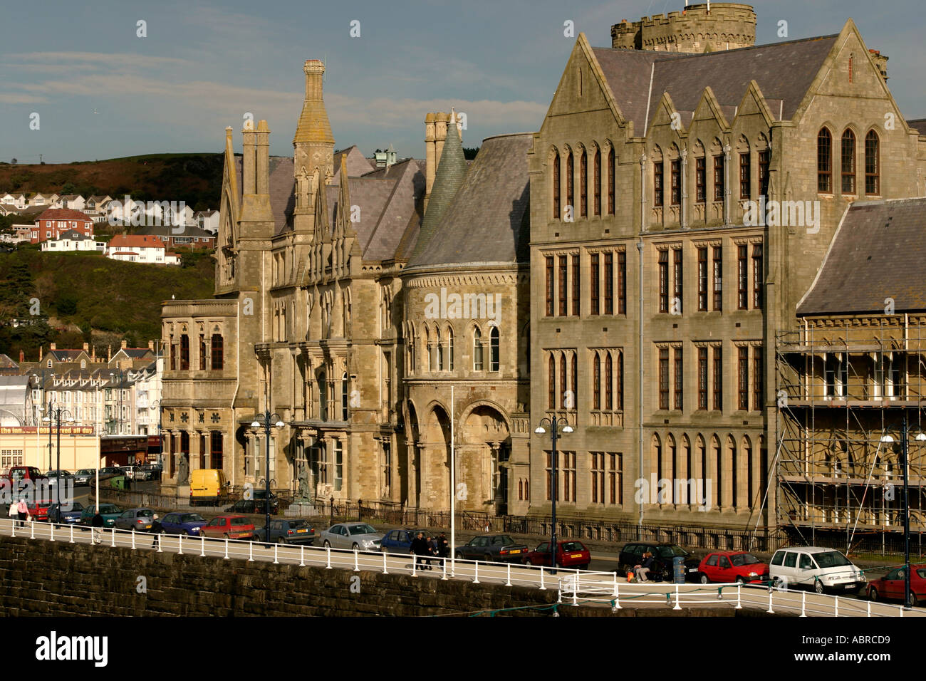 Aberystwyth University of Wales The Old College Stock Photo - Alamy