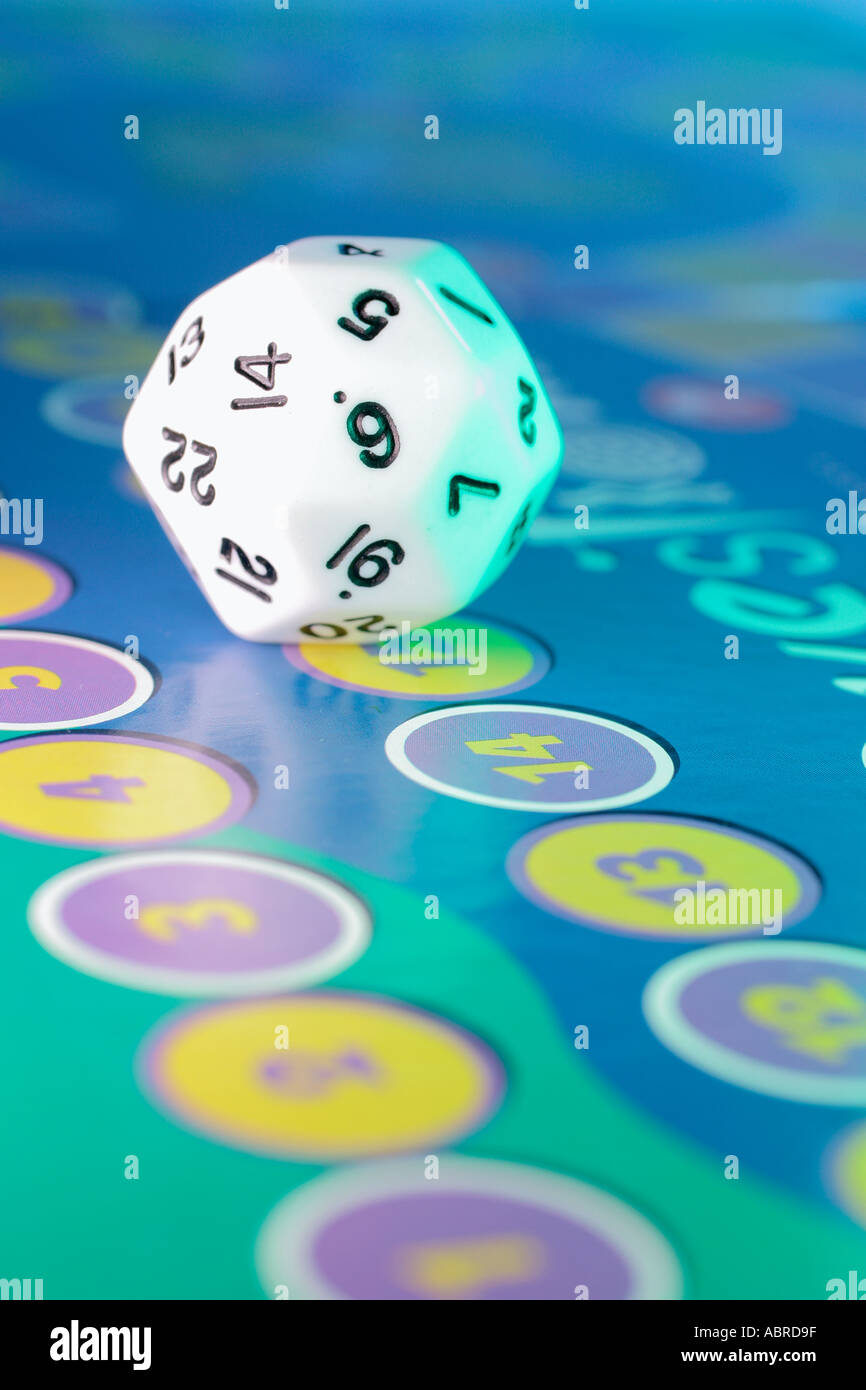 Board game die hi-res stock photography and images - Alamy
