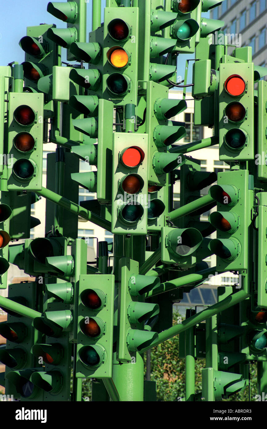 traffic lights abstract sculpture lots of traffic lights together ...
