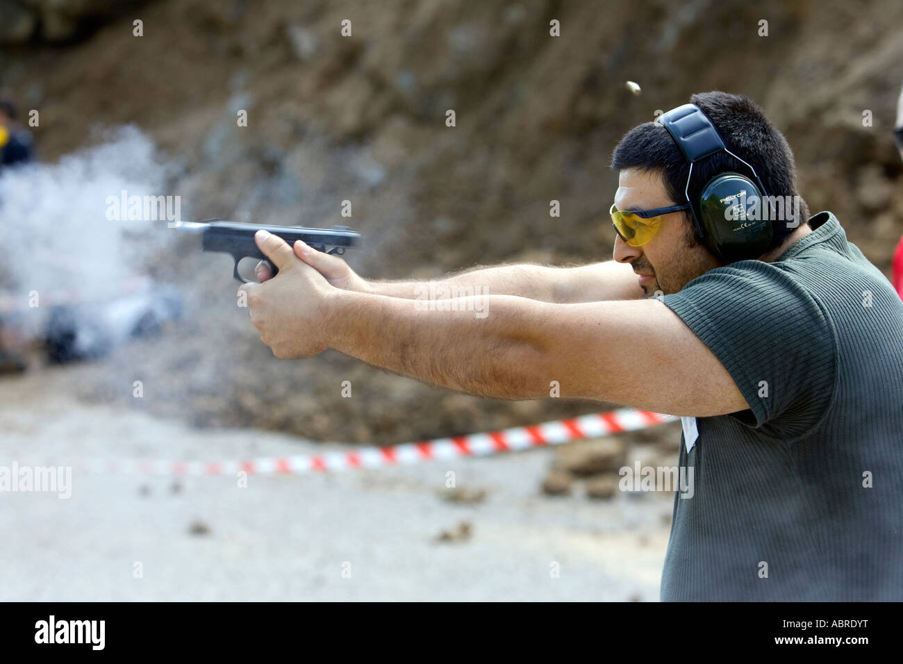 dynamic shooting bullet Stock Photo - Alamy
