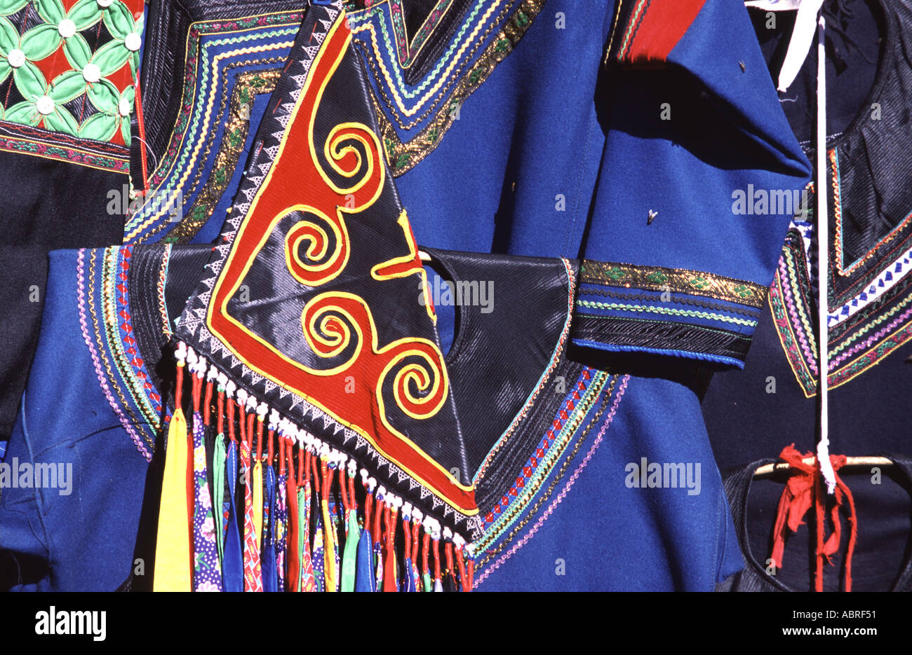 Yi dress in Sichuan Stock Photo - Alamy
