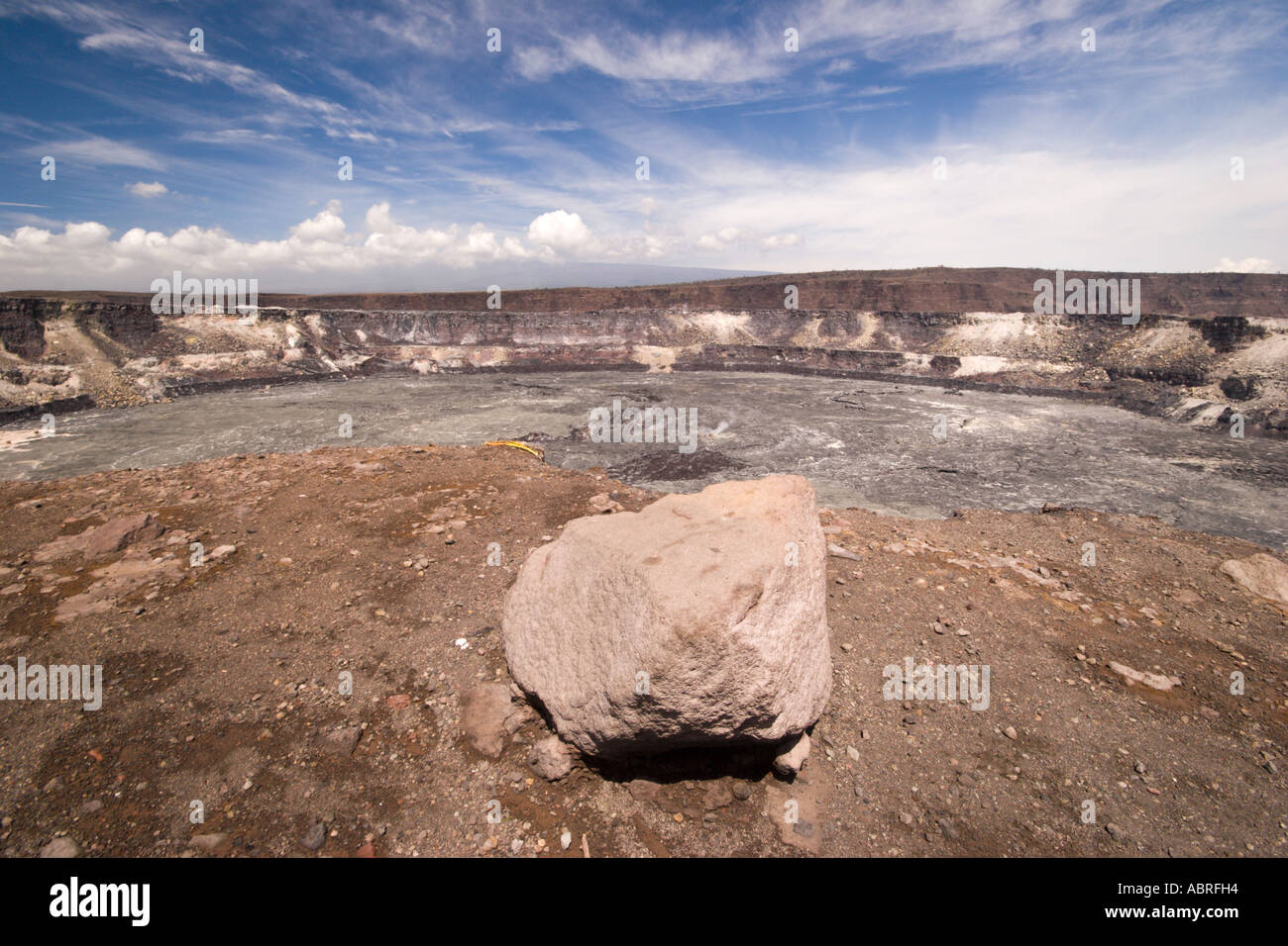Halema'uma'u Caldera, within Kilauea Caldera, Hawaii Volcanoes National ...