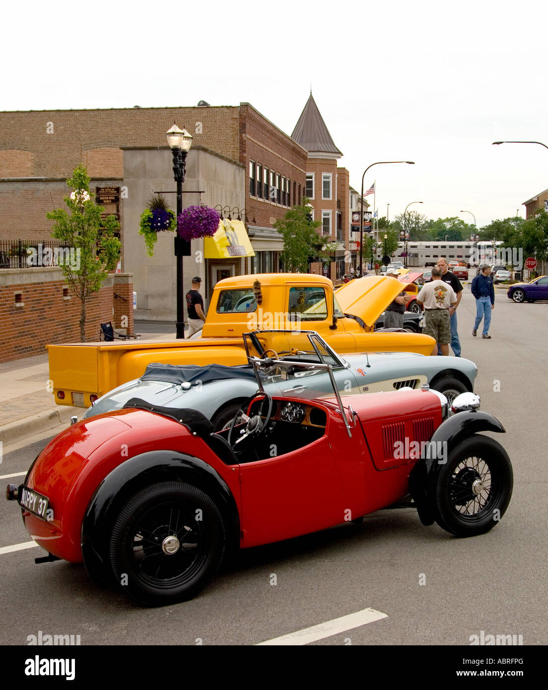 Small Town America Car Show Stock Photo - Alamy