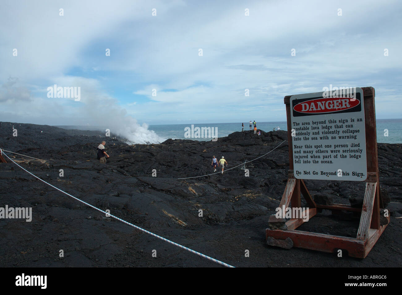 Visitors make their way to the designated view point West Highcastle ...