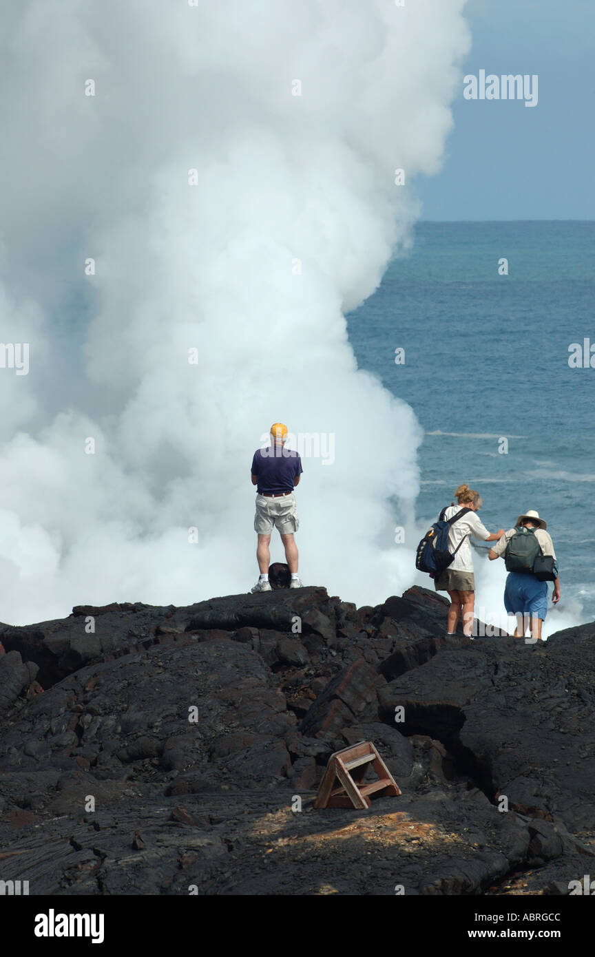 Visitors make their way to the designated view point West Highcastle ...