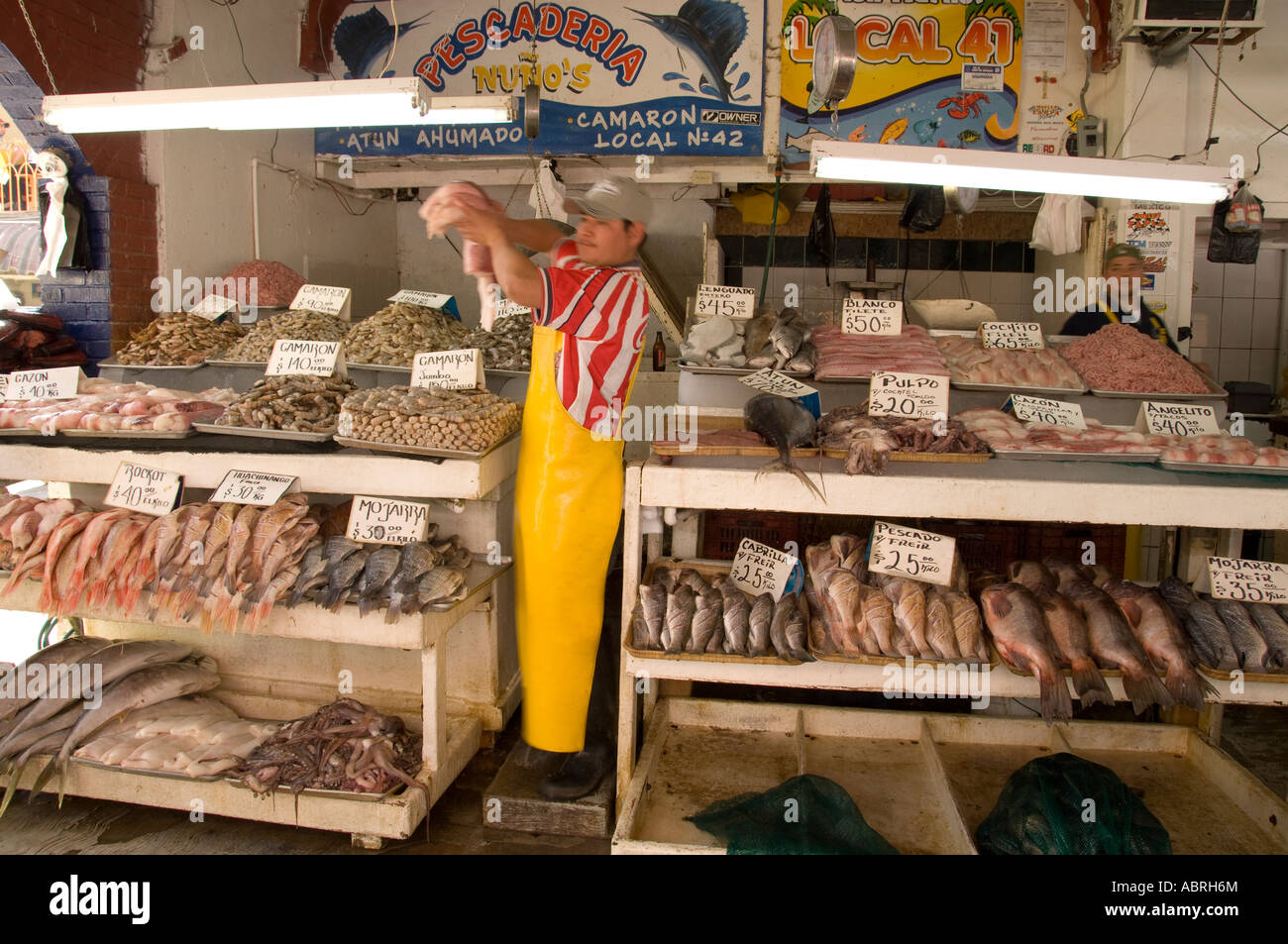 Ensenada Fish Market Stock Photo - Alamy