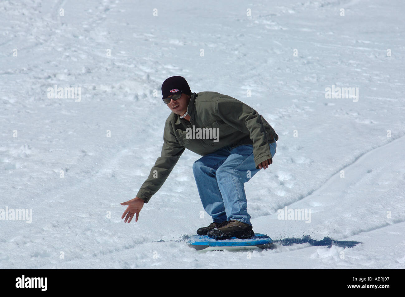 Snow boarding Hawaiian style Body board Mauna Kea The Big Island of ...