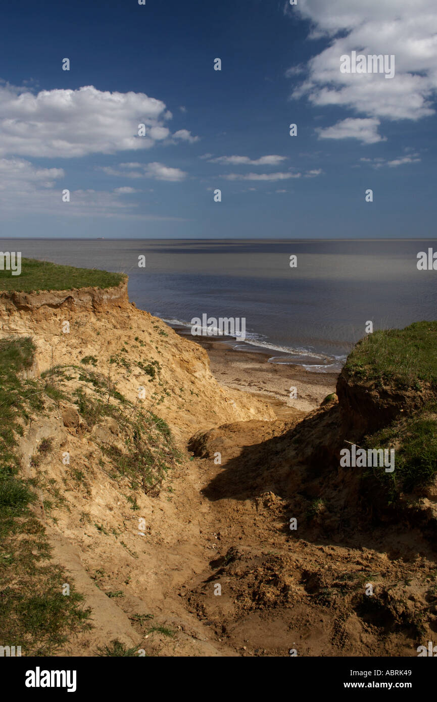 Suffolk Coastal Erosion Stock Photo - Alamy