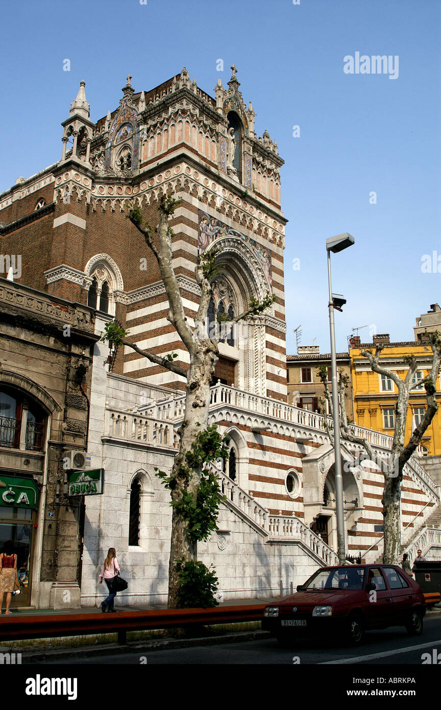 Church in Rijeka Stock Photo - Alamy