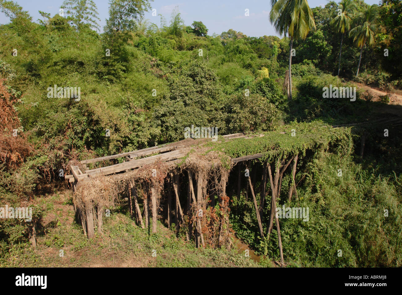 Old wooden bridge in old hi-res stock photography and images - Alamy