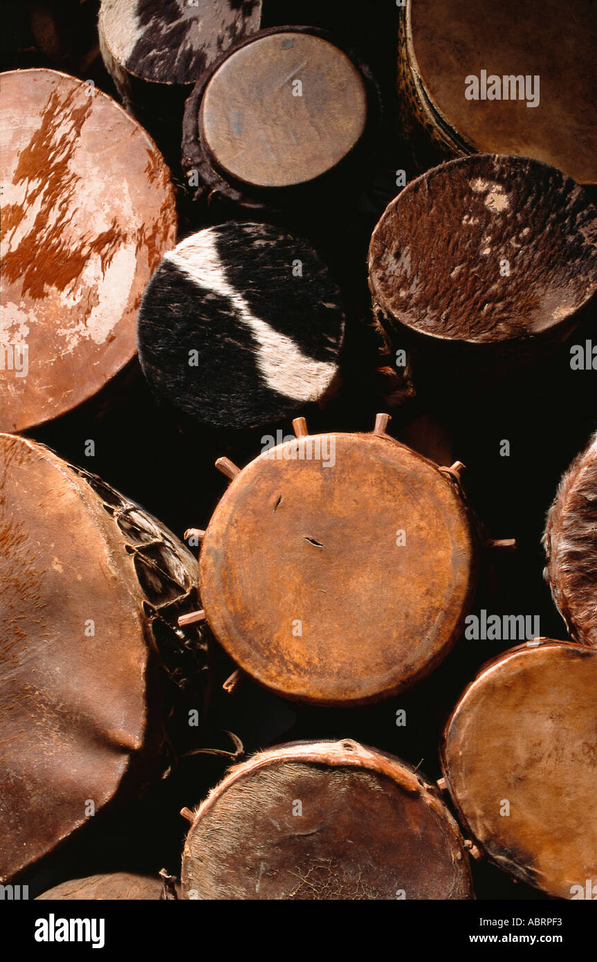 African ethnical music instruments hi-res stock photography and images ...