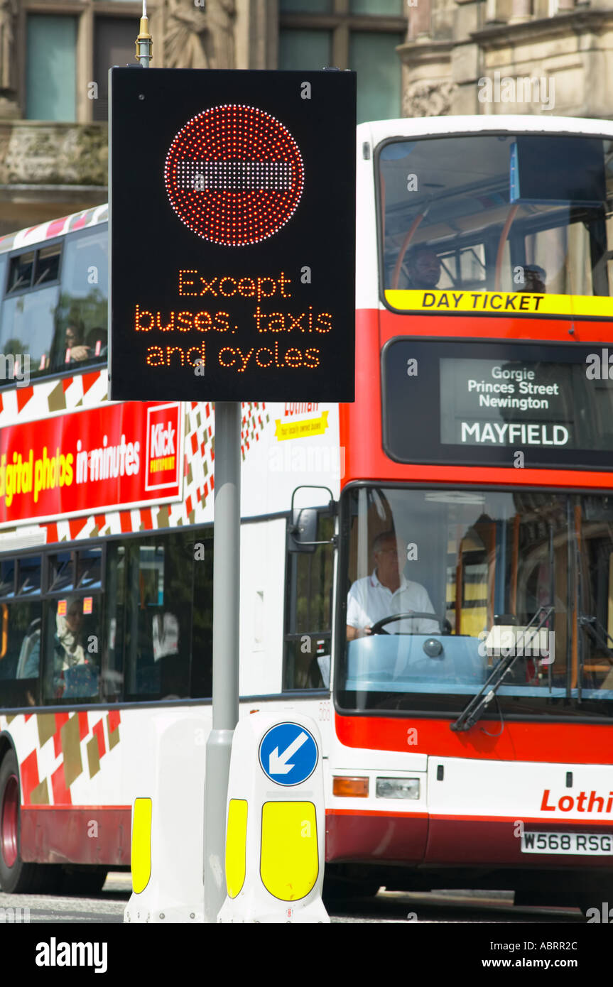 Bus sign scotland hi-res stock photography and images - Alamy