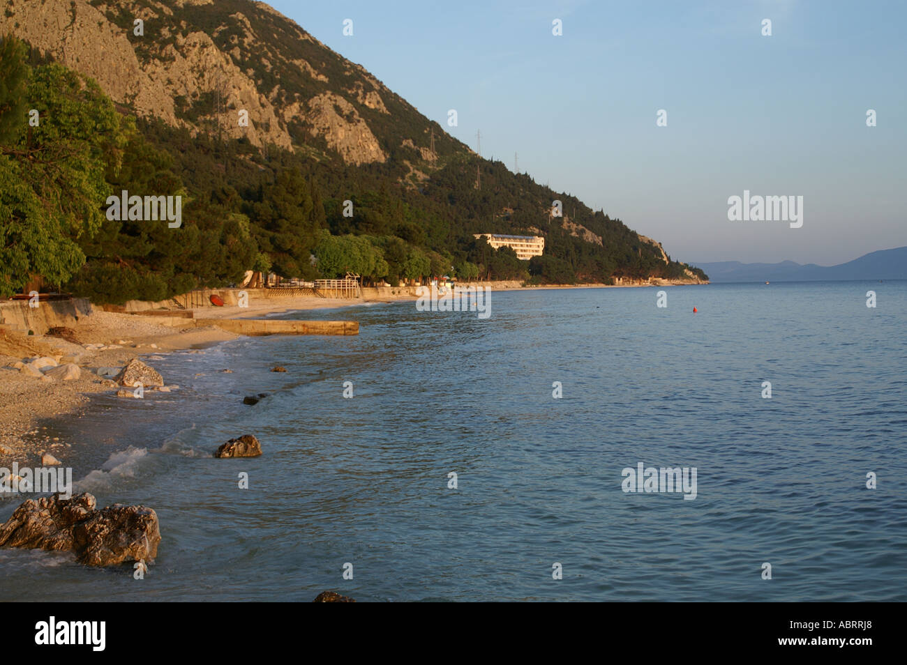 Beach at Gradac Adriatic Croatia Stock Photo - Alamy