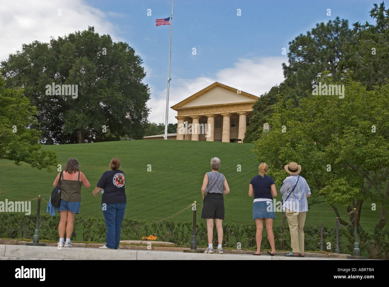 John F Kennedy Gravesite at Arlington National Cemetery Stock Photo - Alamy