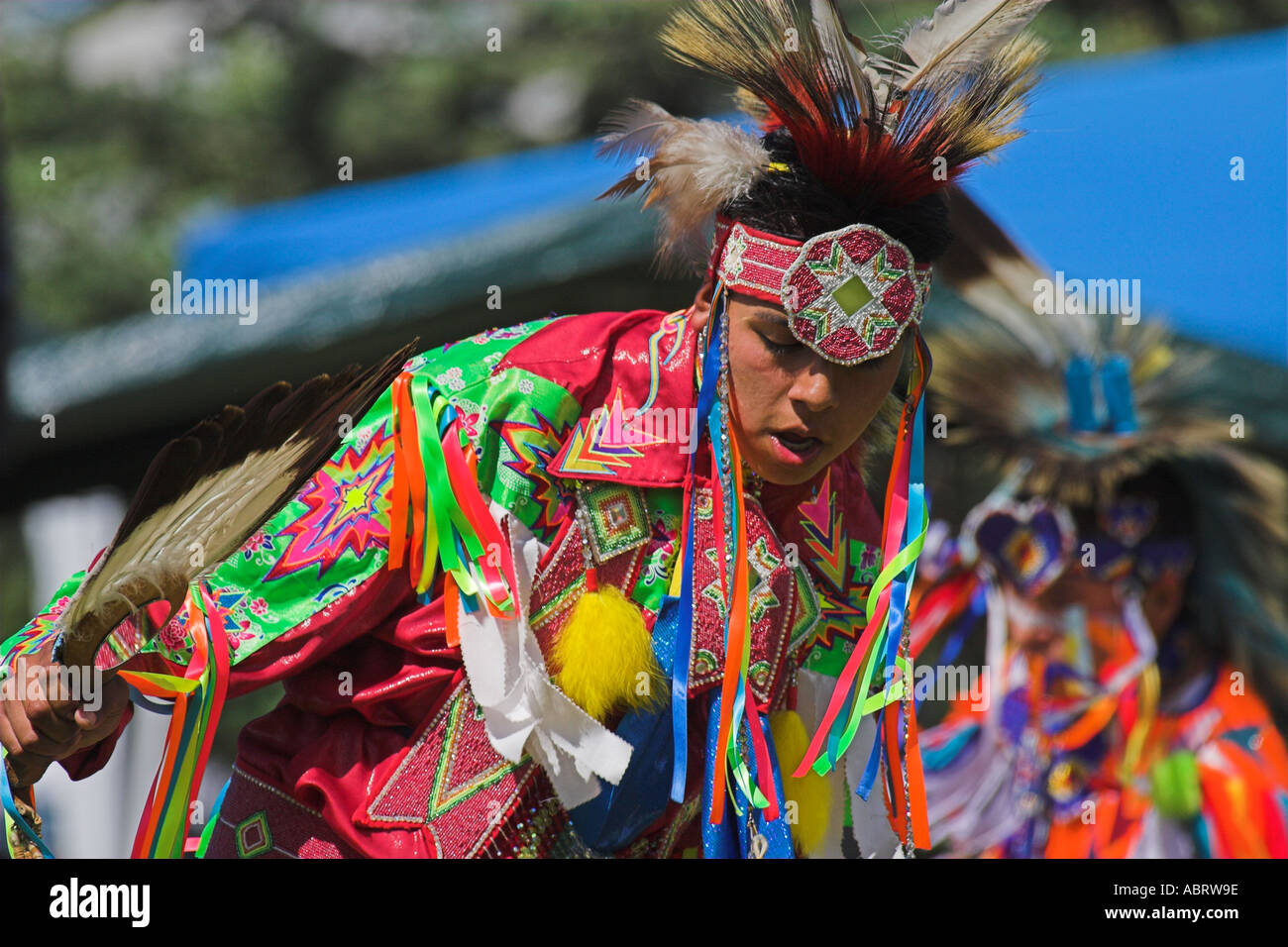 Native American Indian pow wow Stock Photo - Alamy