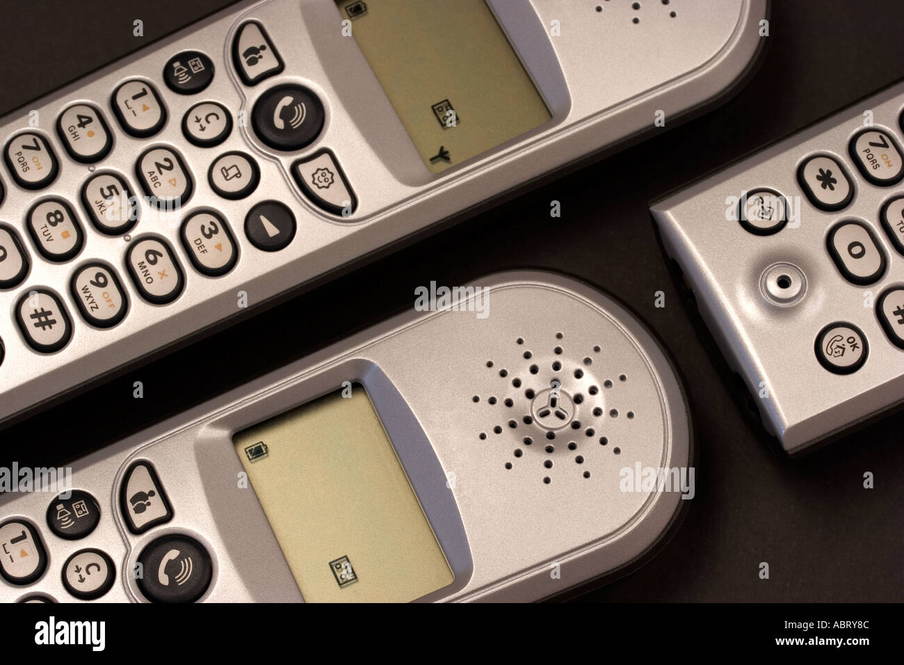 cordless telephone handsets Stock Photo - Alamy