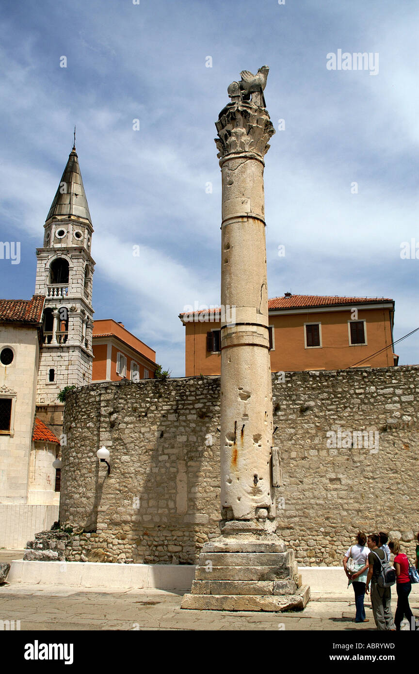 The Forum Zadar Stock Photo - Alamy