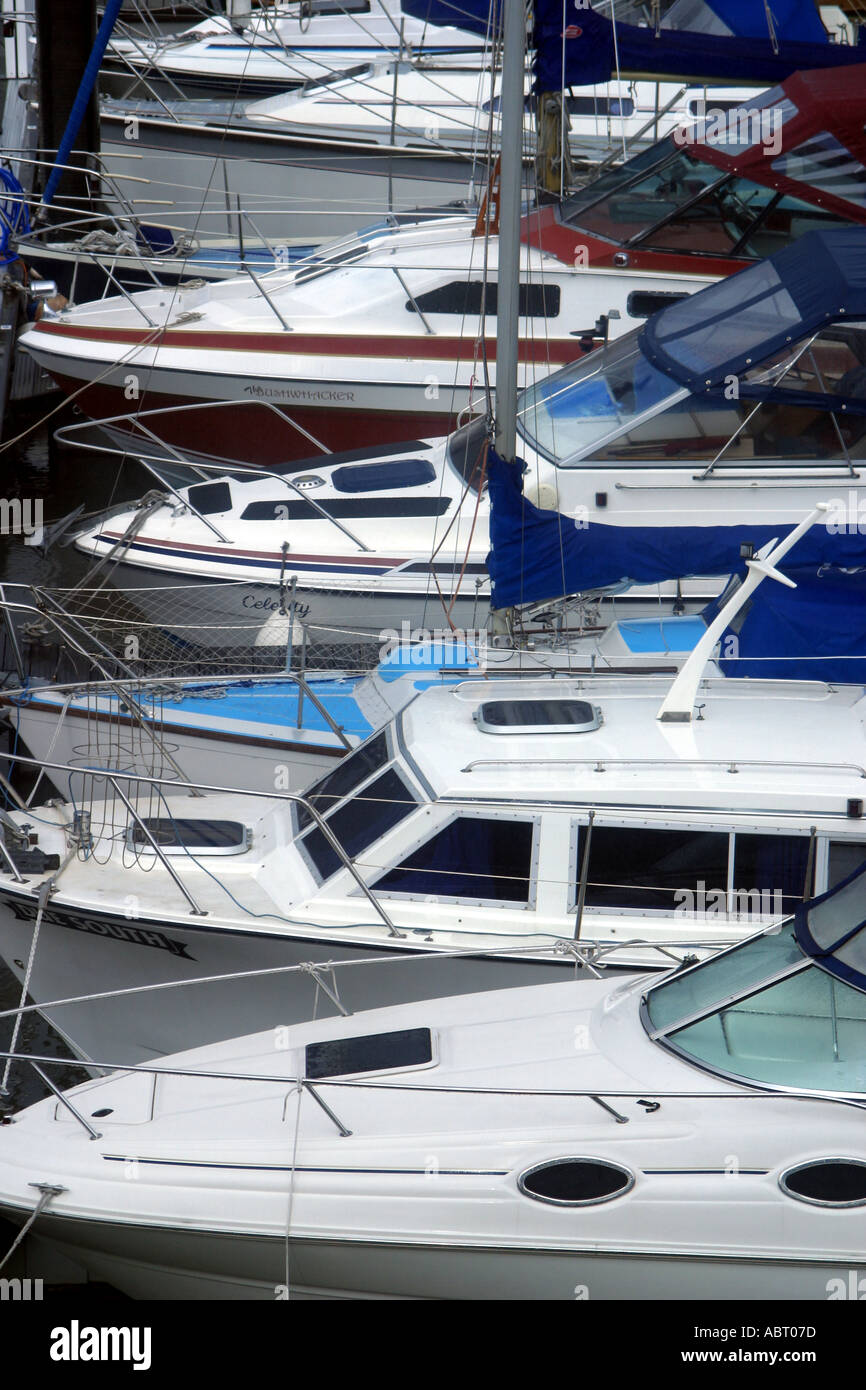 BOATS WATCHET MARINA SOMERSET ENGLAND Stock Photo - Alamy