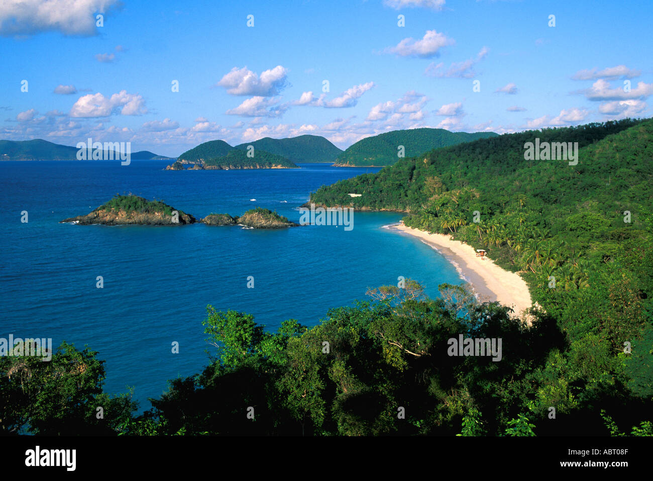 Caribbean St John U S Virgin Islands Trunk Bay Stock Photo - Alamy