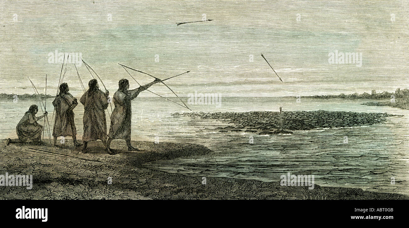 Turtles hunt 1869 Peru Stock Photo - Alamy
