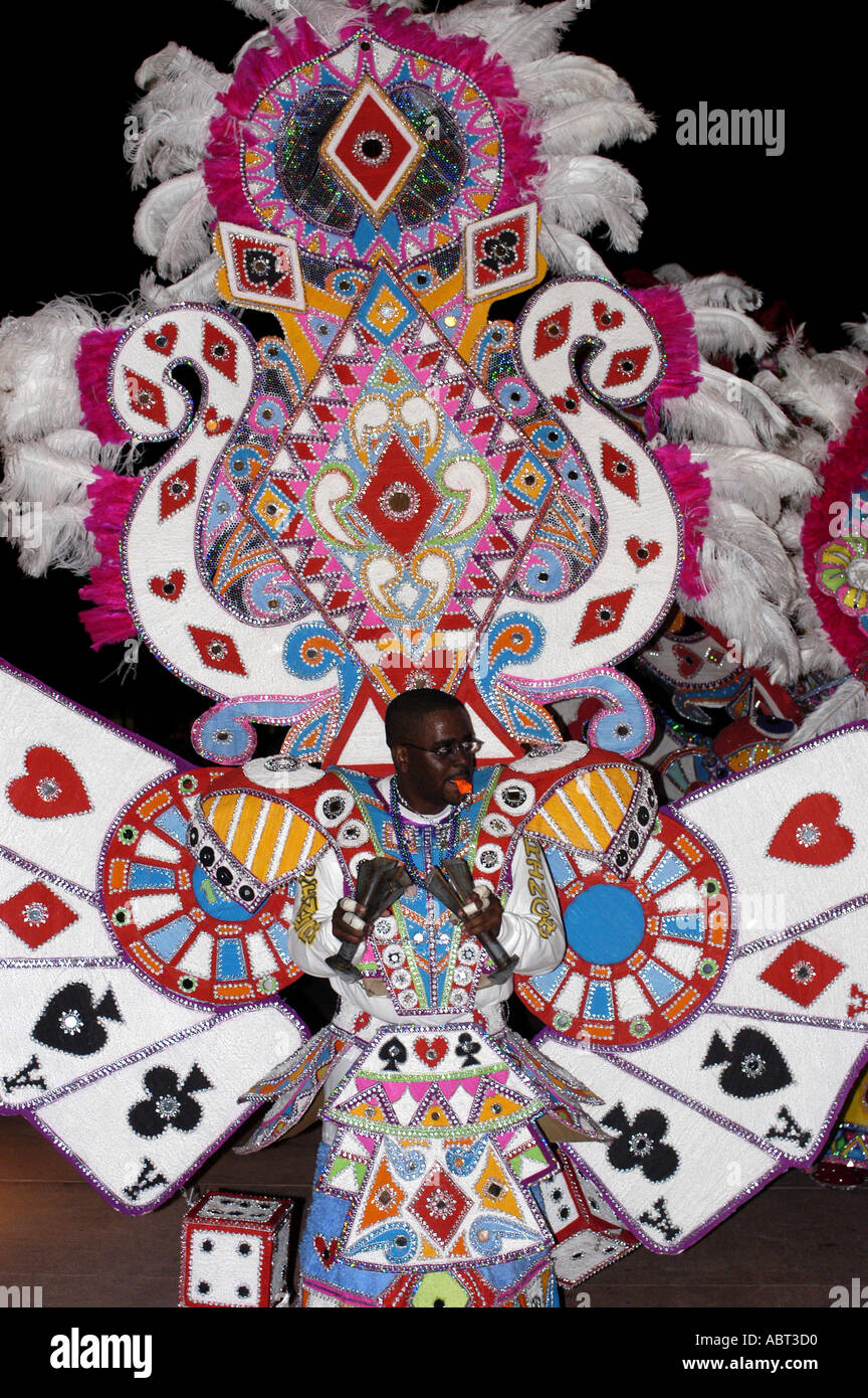 BAHAMAS Junkanoo Celebration Bright Costume Stock Photo - Alamy