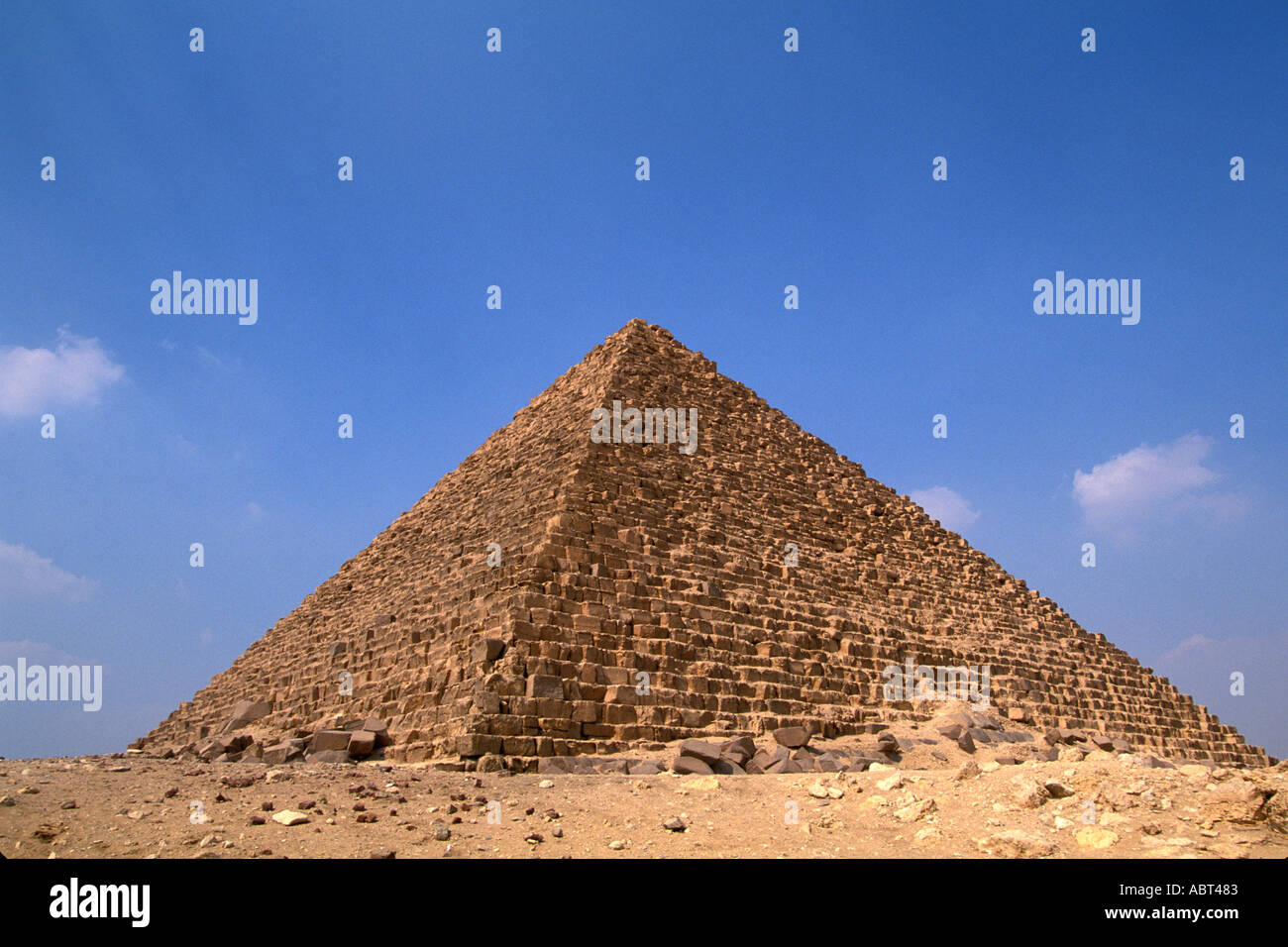 EGYPT Giza Pyramid of Mycerinus Stock Photo - Alamy