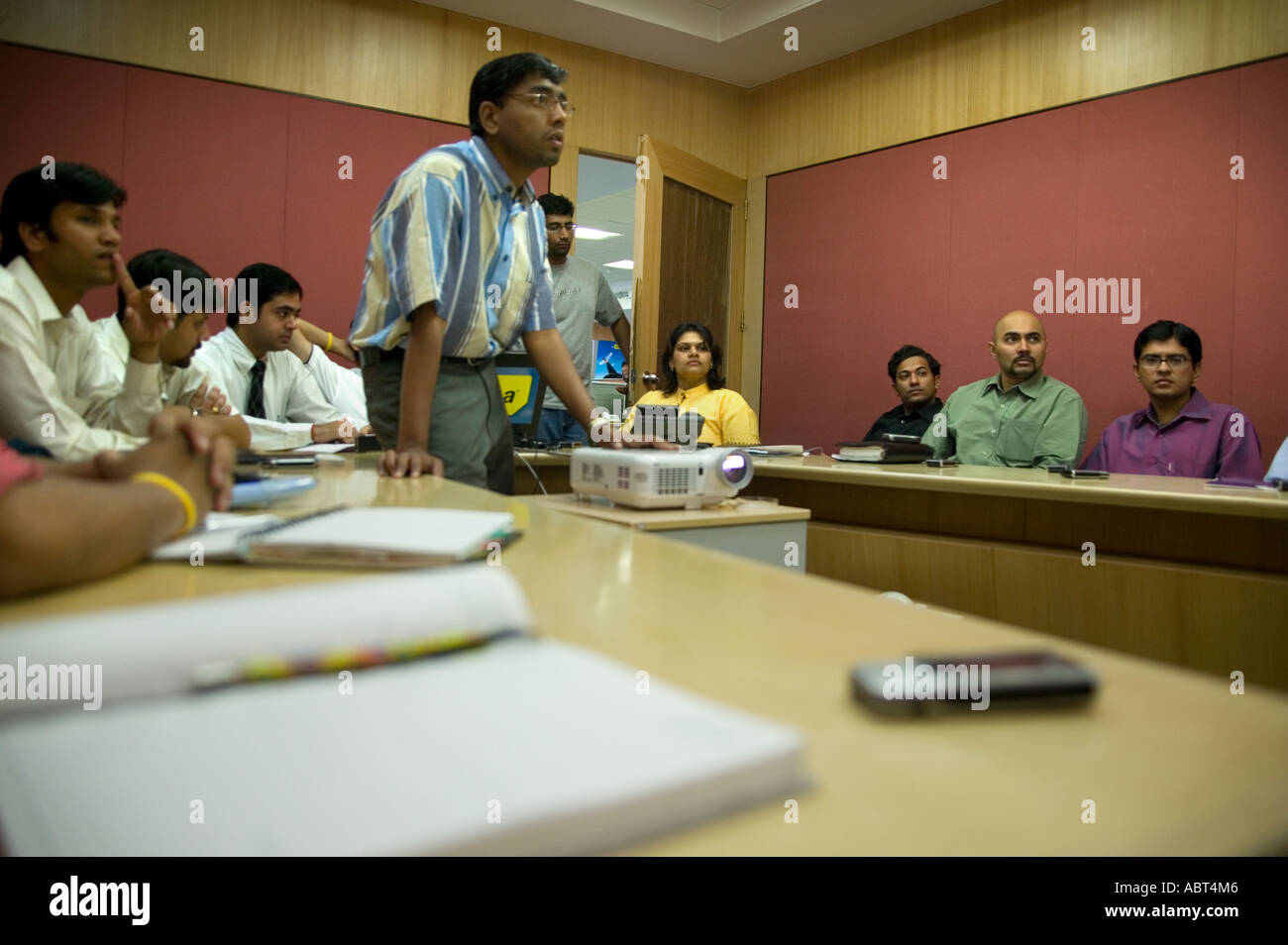 A corporate sector boardroom meeting Poona India Stock Photo - Alamy