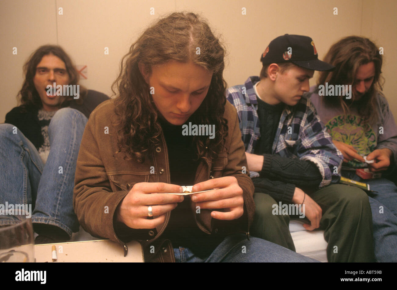 Rolling Marijuana Cigarettes Stock Photo - Alamy