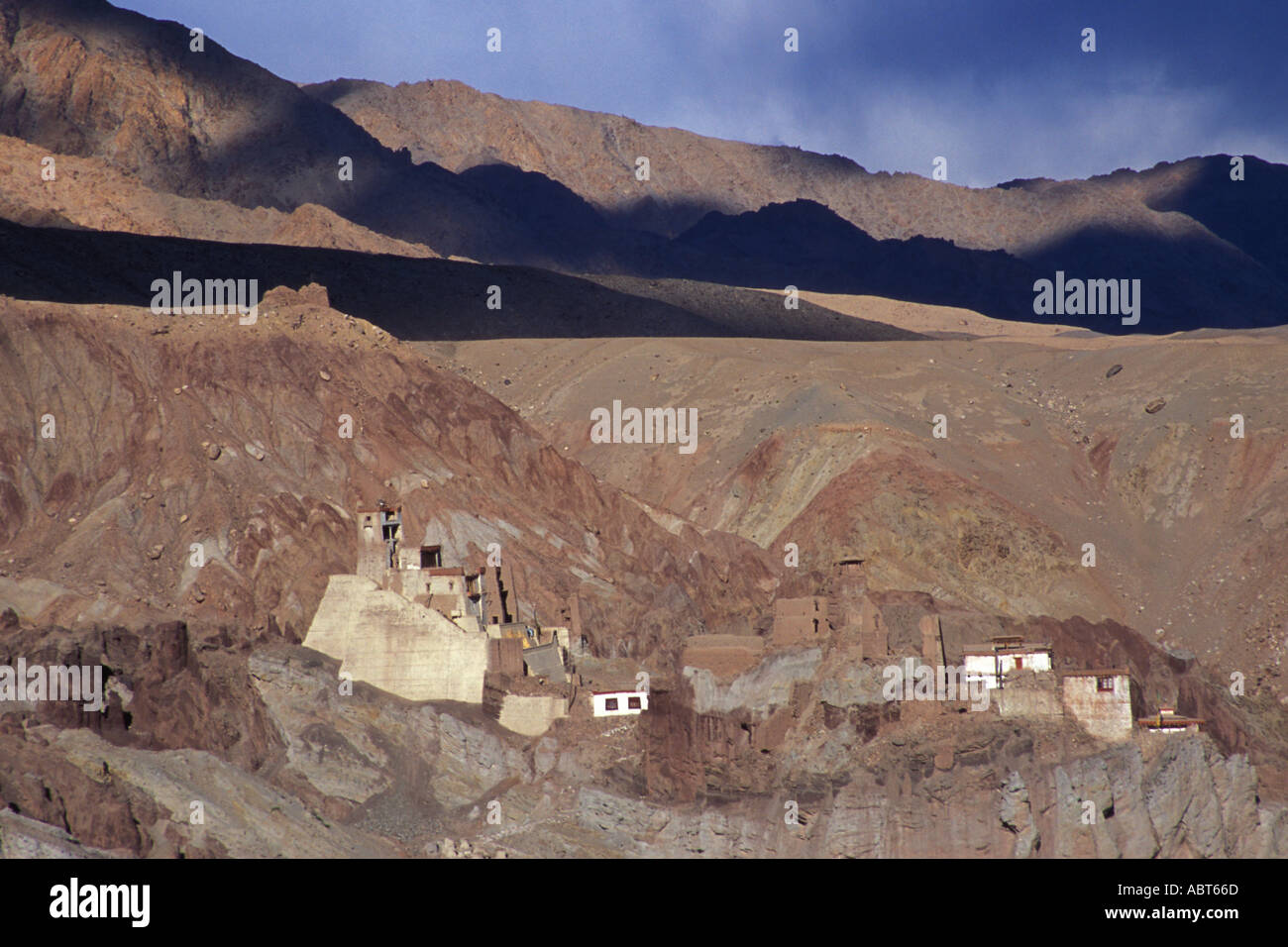Gompa and Old Fort at Basgo in Ladakh India Stock Photo - Alamy