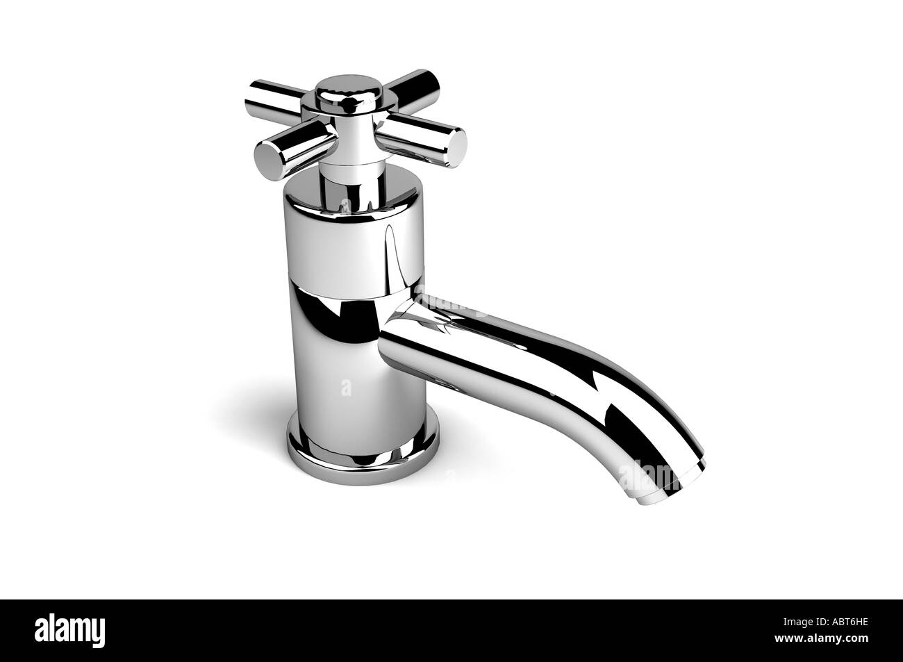 Water tap 3D Stock Photo - Alamy