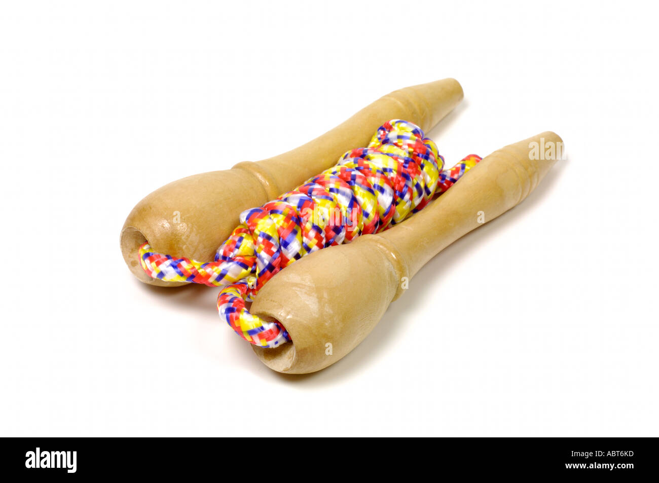 Colorful skipping rope Cut Out Stock Images & Pictures - Alamy