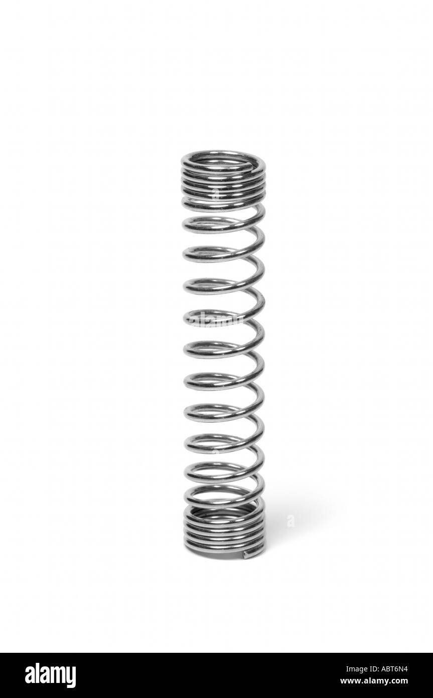 Coil spring Black and White Stock Photos & Images - Alamy