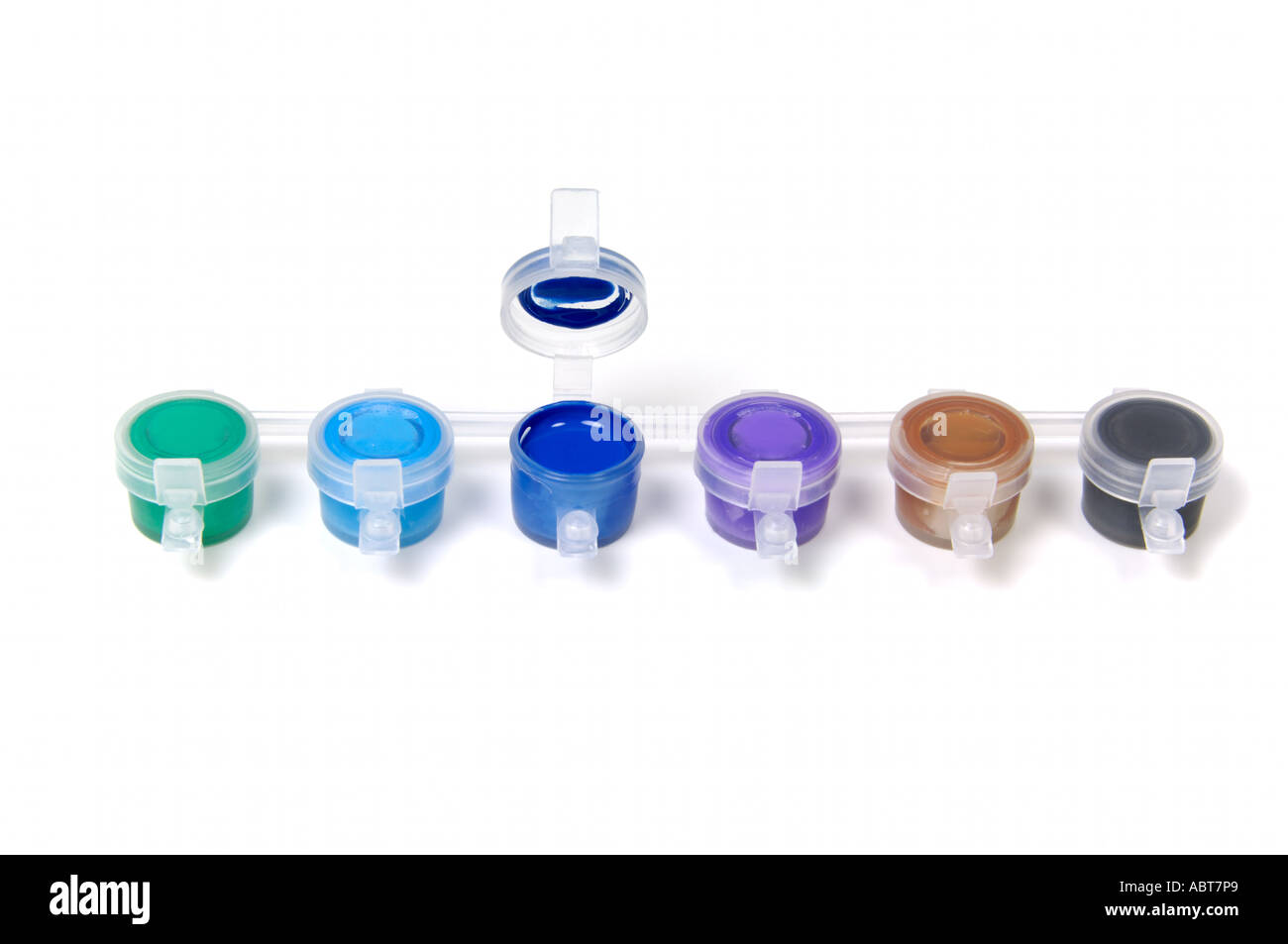 Artist paint pots Cut Out Stock Images & Pictures - Alamy