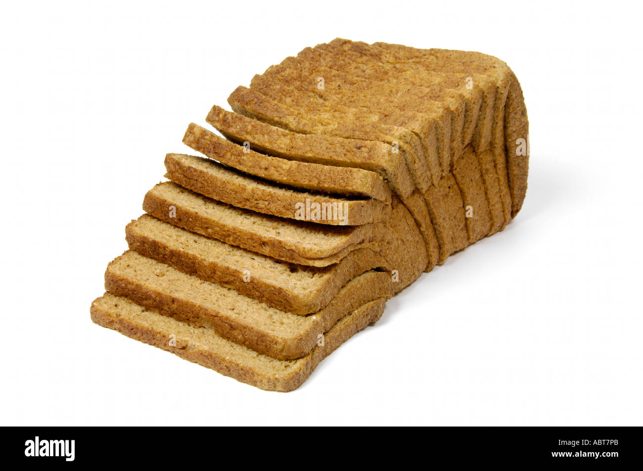 Bread brown wholemeal sliced square hi-res stock photography and images ...