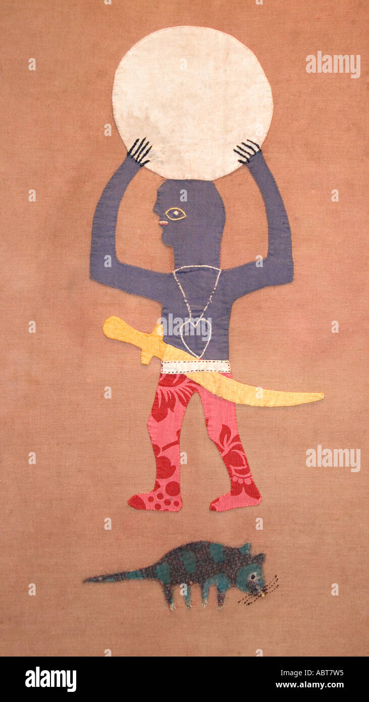 Detail of an Asafo flag Fante people Ghana Insignia from peoples ...