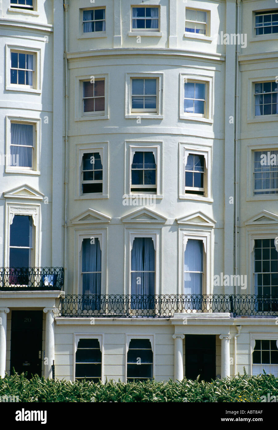 Traditional Architectural Details. Regency facade Stock Photo - Alamy
