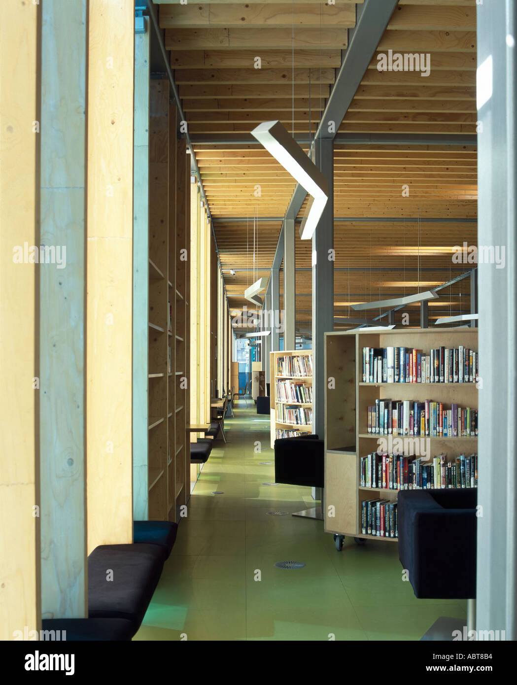 Idea Store, Chrisp Street, Tower Hamlets, London. Window seating in ...