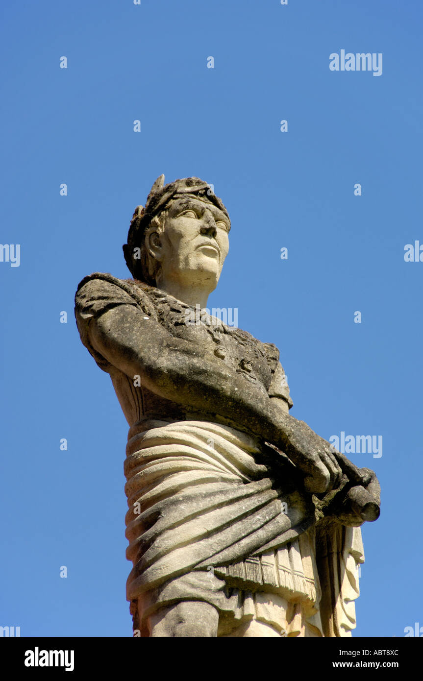 Roman statue Bath spa Somerset England Stock Photo - Alamy