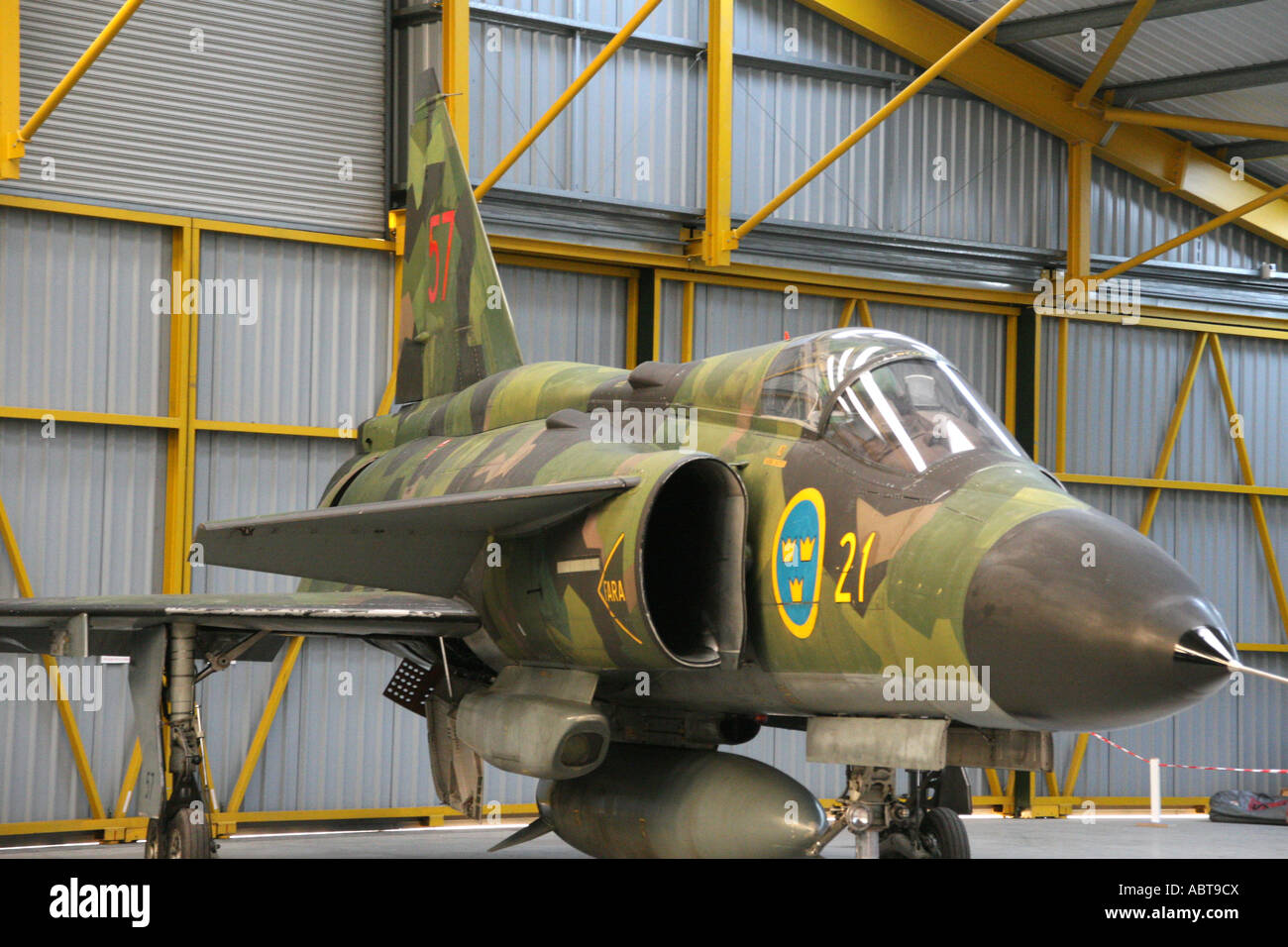 Saab Viggen Fighter Aircraft Stock Photo - Alamy