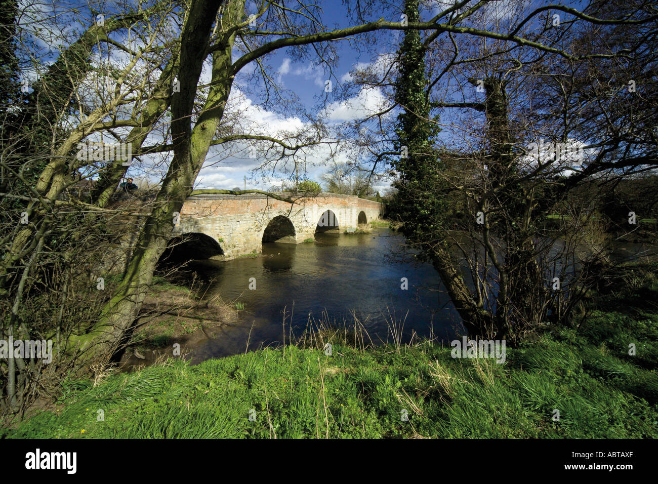 river alne alcester warwickshire Stock Photo - Alamy