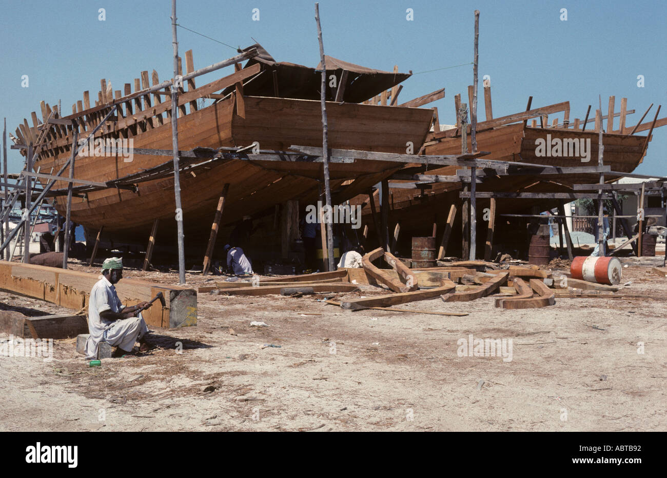 Man using adze hi-res stock photography and images - Alamy