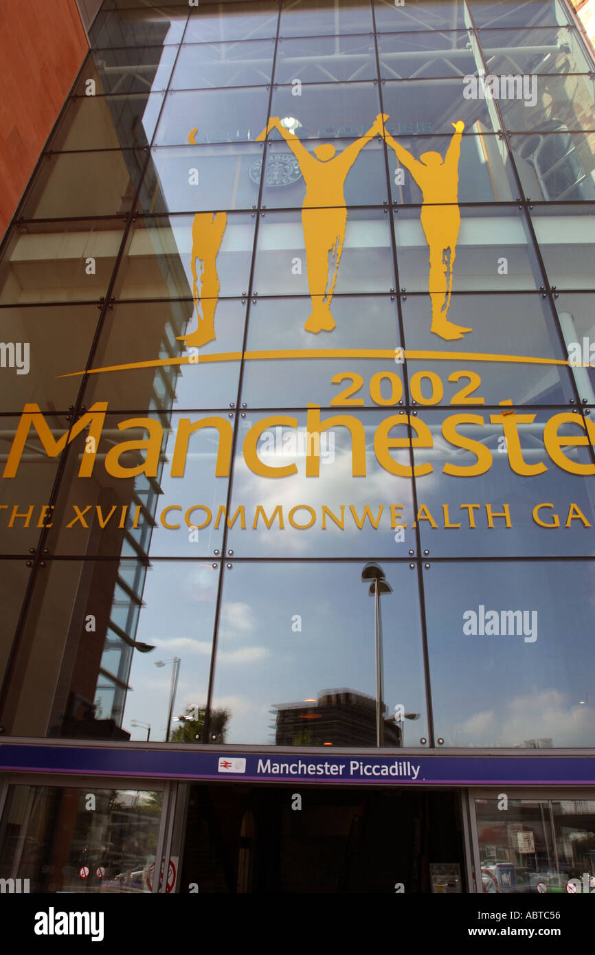 Piccadilly train station Fairfield Street entrance Manchester UK Stock ...