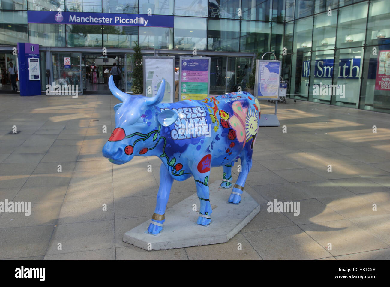 Cow Piccadilly Station part of Cow Parade Manchester 2004 public art ...