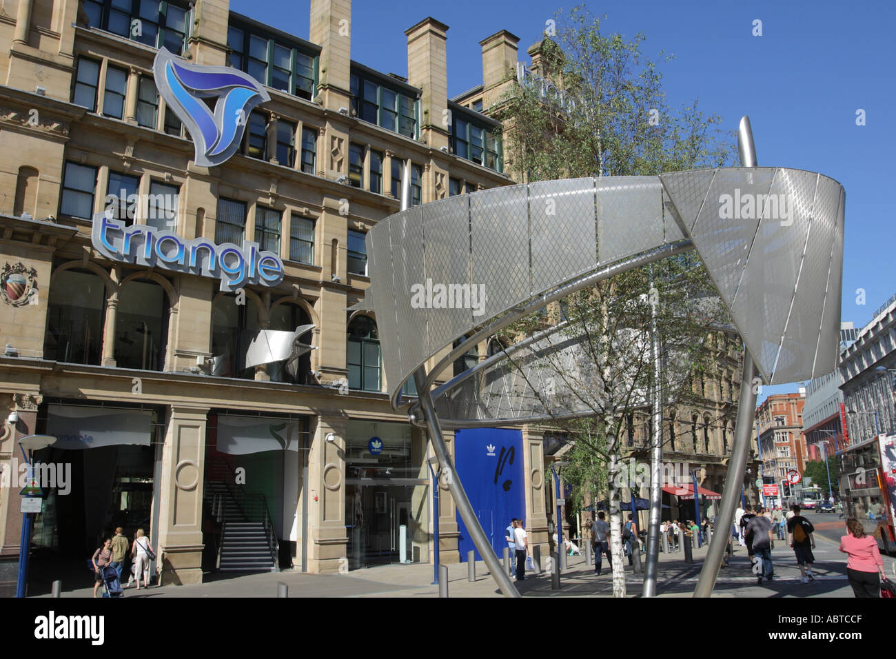 Triangle Exchange Square Manchester UK Stock Photo - Alamy
