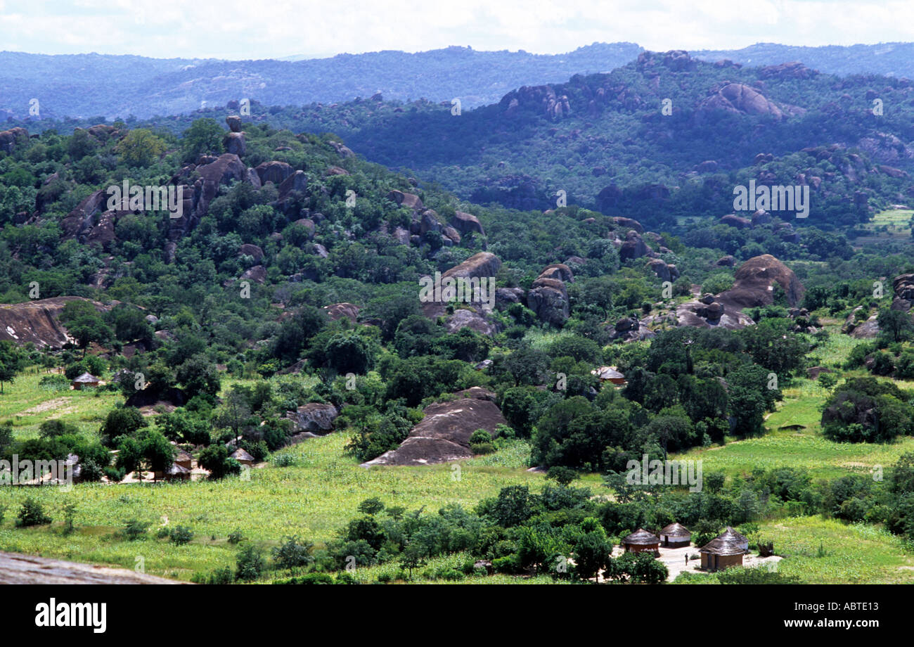 View from Great Zimbabwe Masvingo Zimbabwe Stock Photo - Alamy
