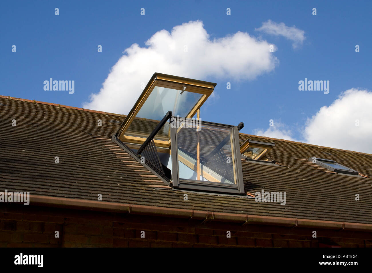 Open velux window hi-res stock photography and images - Alamy