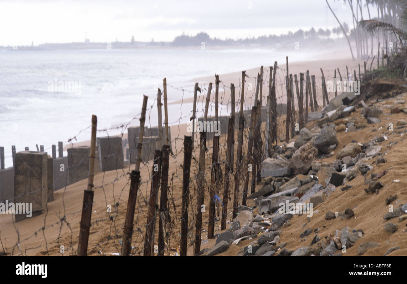 Coastal erosion defences Ivory Coast Stock Photo - Alamy