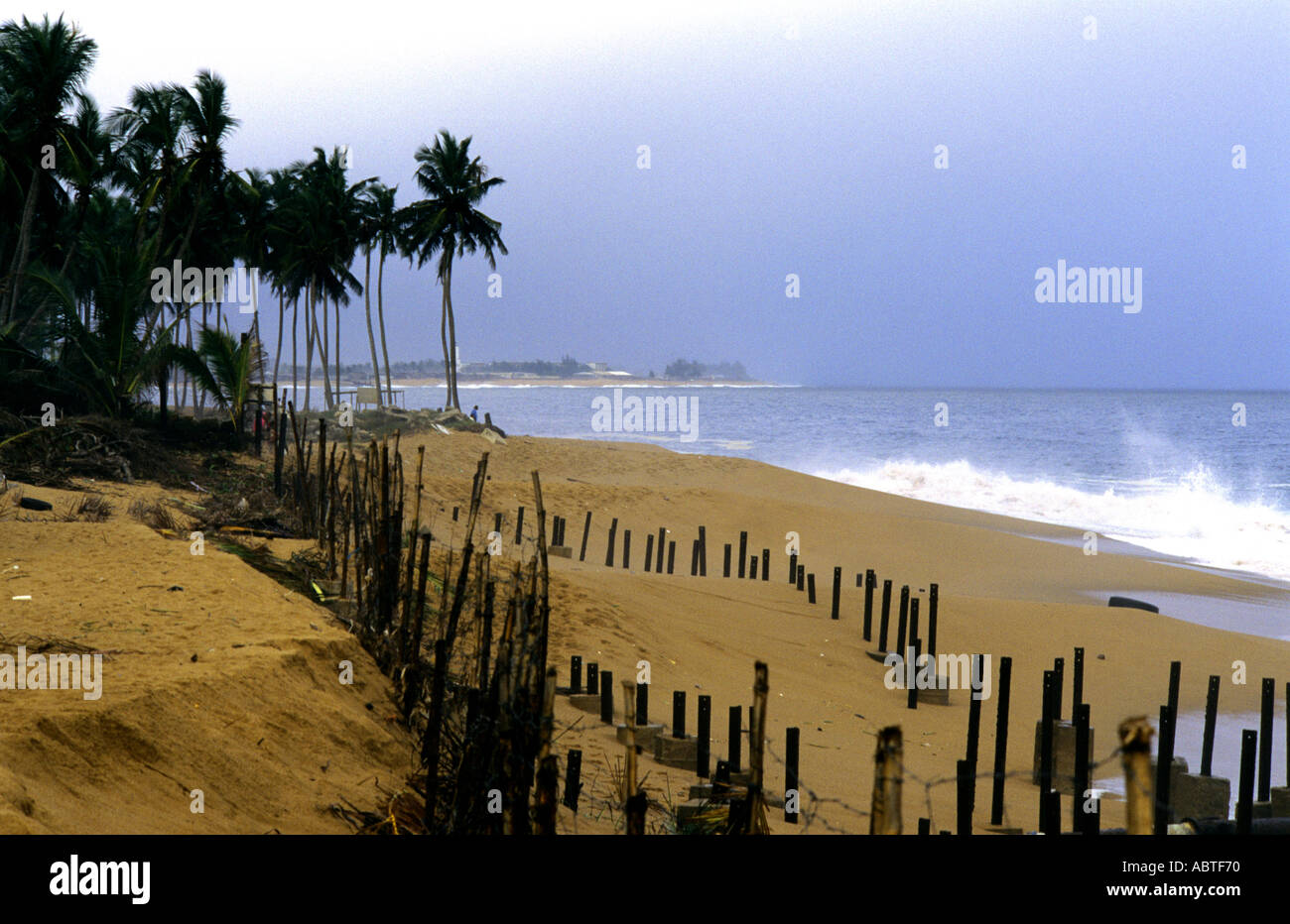 Coastal erosion defences Ivory Coast Stock Photo - Alamy
