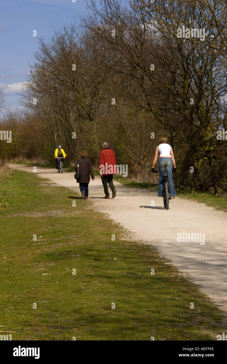 Views from The Greenway Footpath and cycle track disused railway line ...